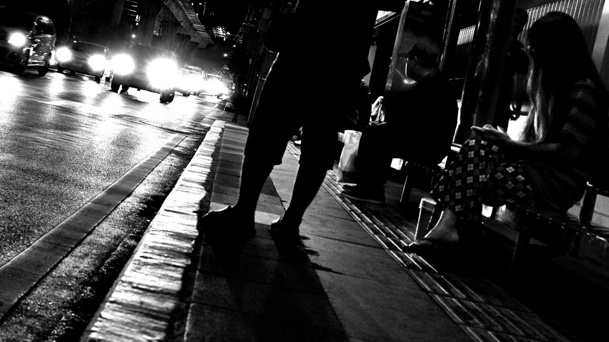 Bus Stop at night | GANREF
