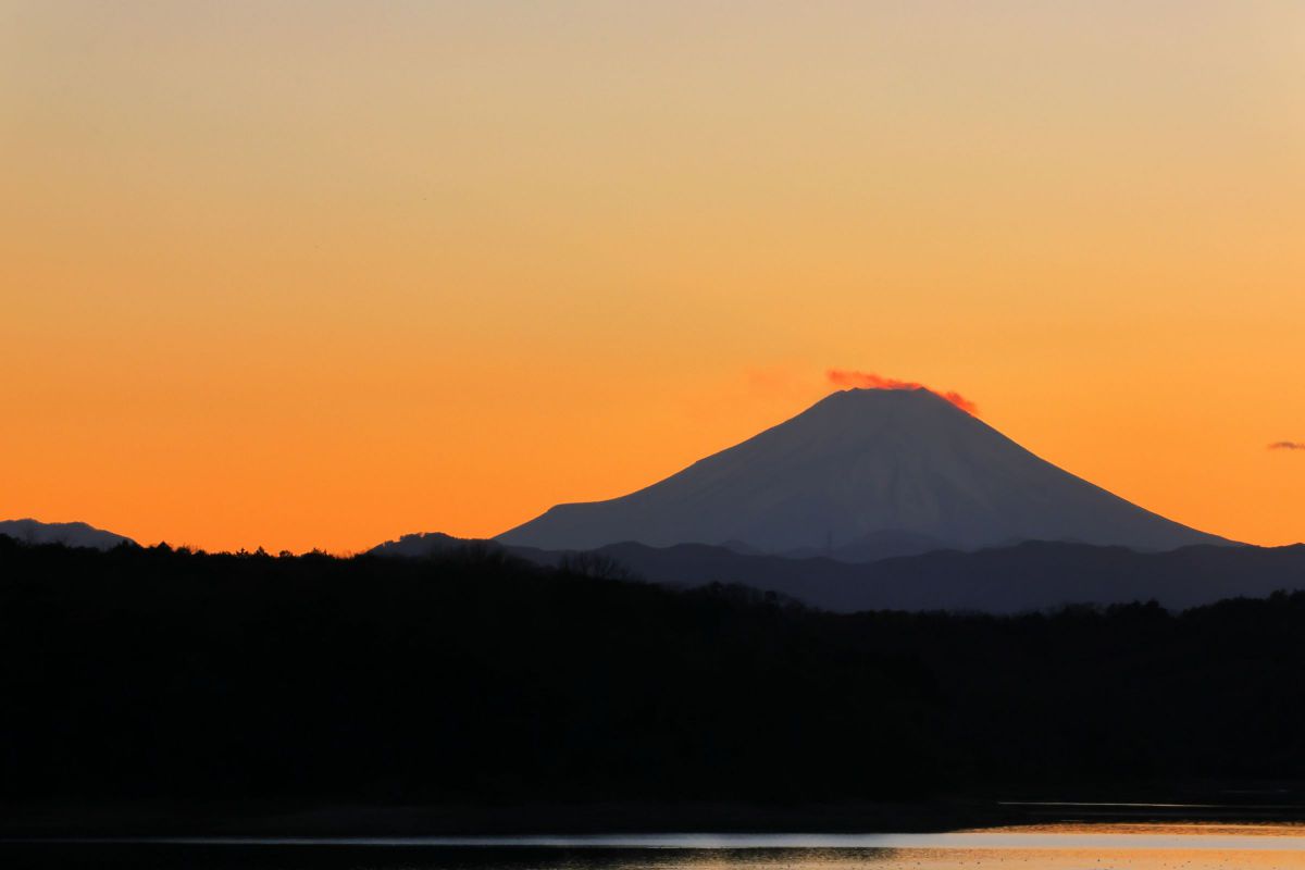 狭山湖夕景(16:36:15) | GANREF