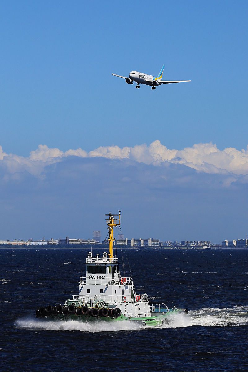 船を追いかけるAIR DO | GANREF