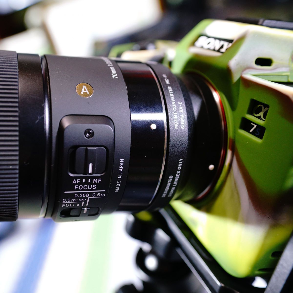 SIGMA 70mm F2.8 DG MACRO | Art + SIGMA MC-11 （SA-E）で、AF-C を。 | GANREF