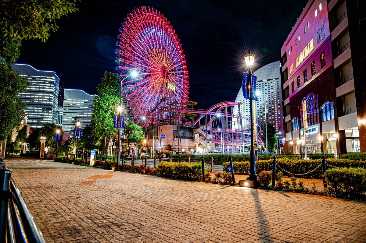 夜の横浜（レタッチ練習） | GANREF