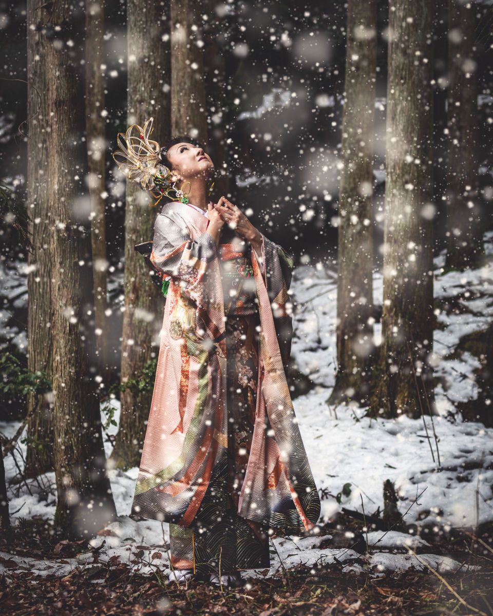 Kimono in the snow | GANREF