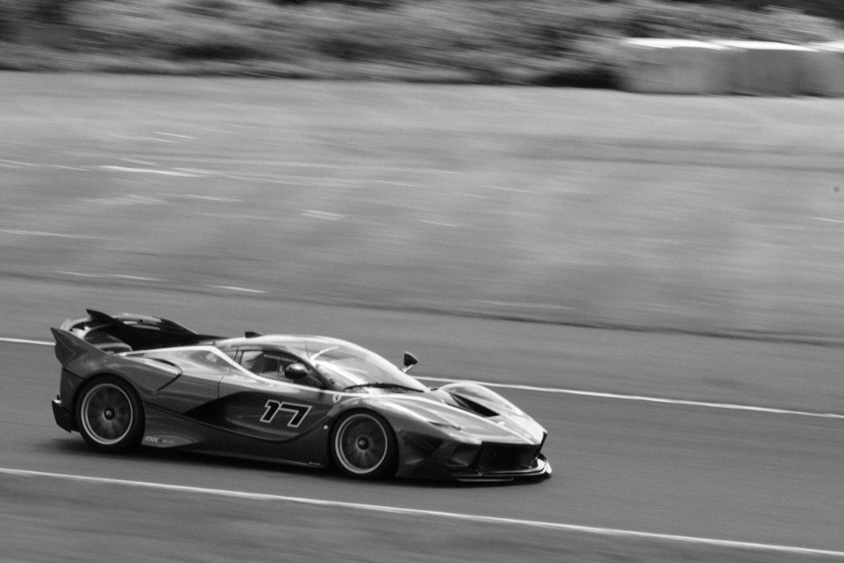 Monochrome Ferrari | GANREF