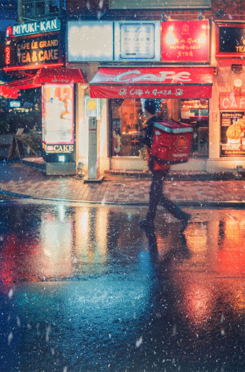 Delivery in the Rain | GANREF