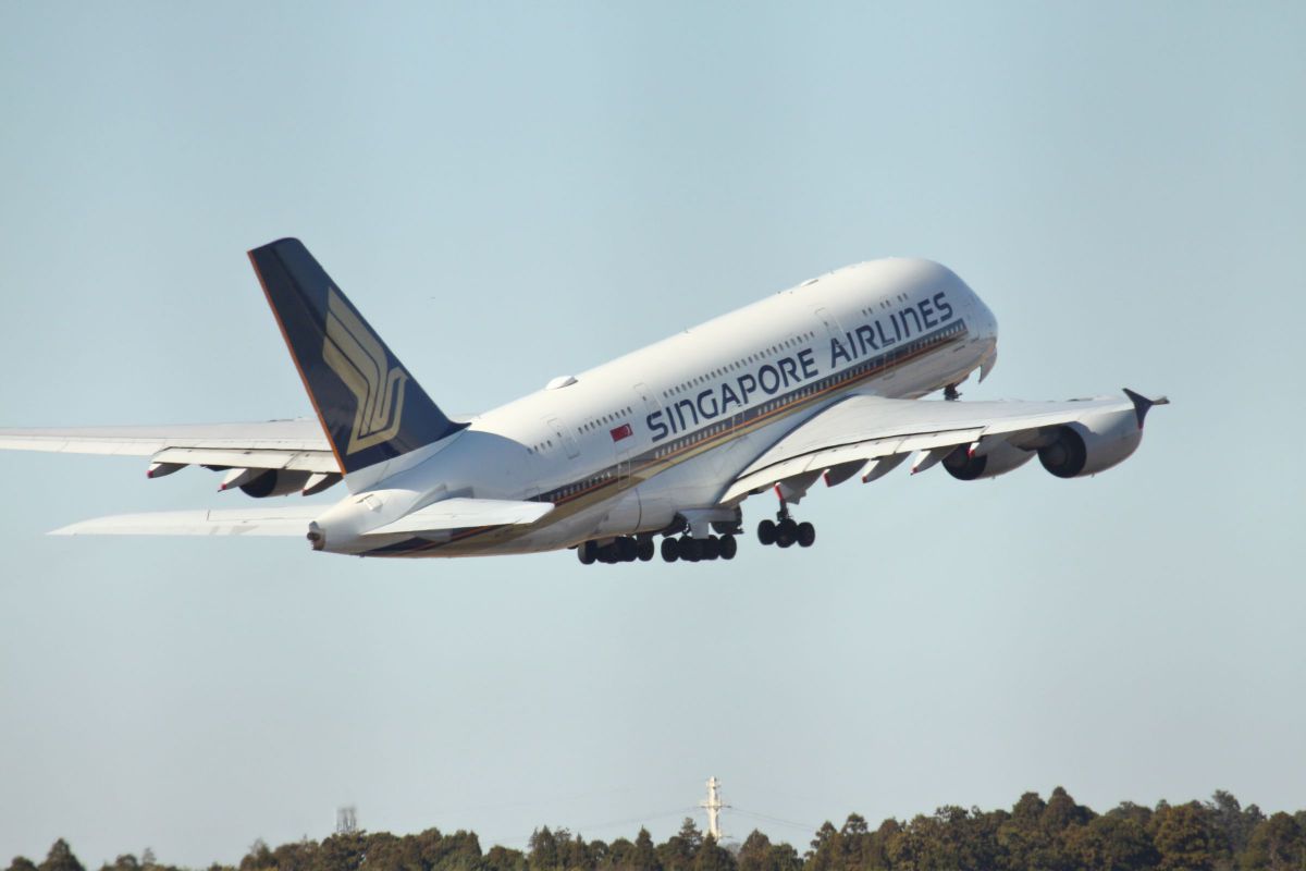 シンガポール航空 A380＠成田空港 2023.12.13 | GANREF