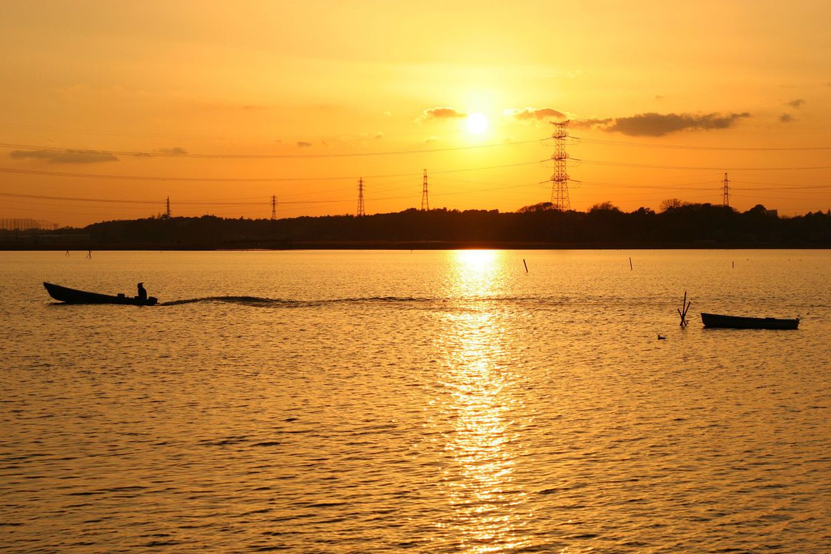 手賀沼夕景 2007.02.03 | GANREF