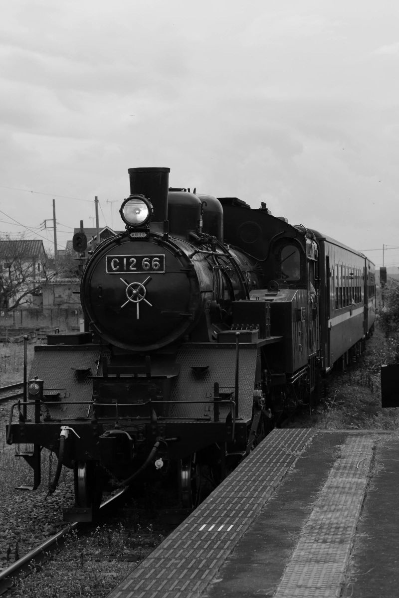 SLもおか＠七井駅(2) | GANREF