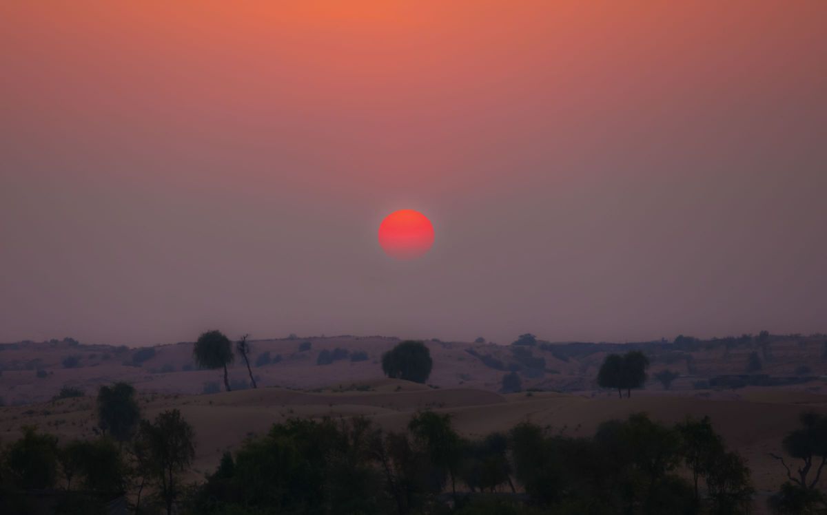 Sunset in the Desert | GANREF