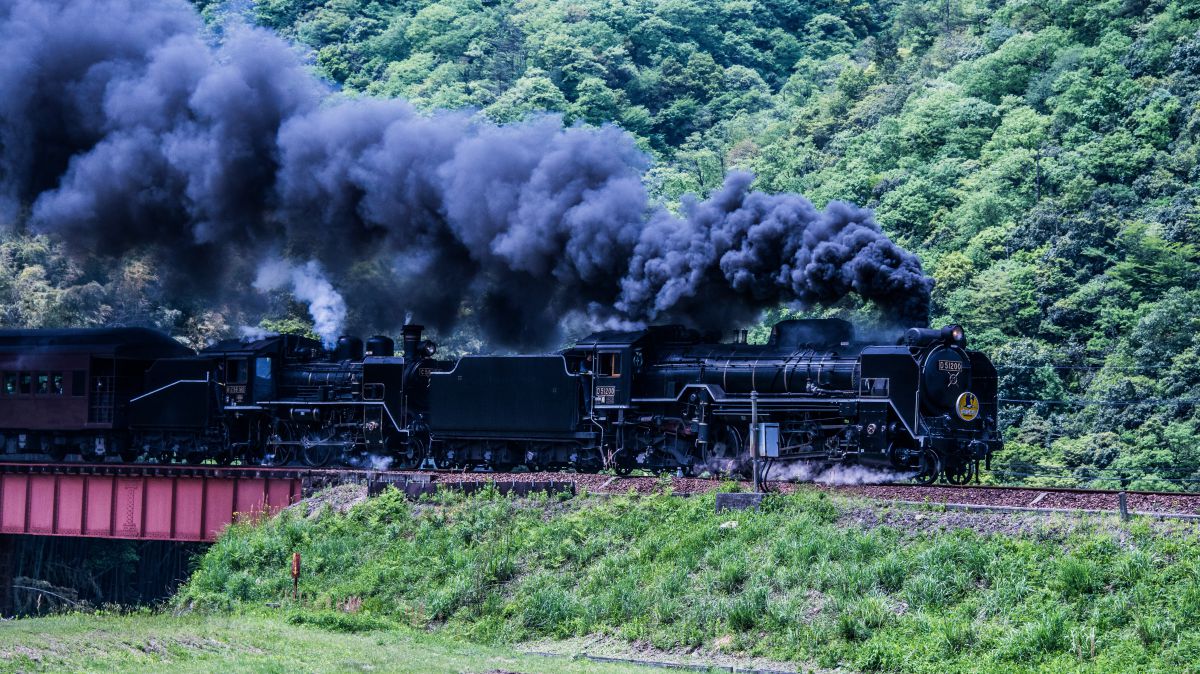 SLやまぐち C56引退 重連運転 | GANREF