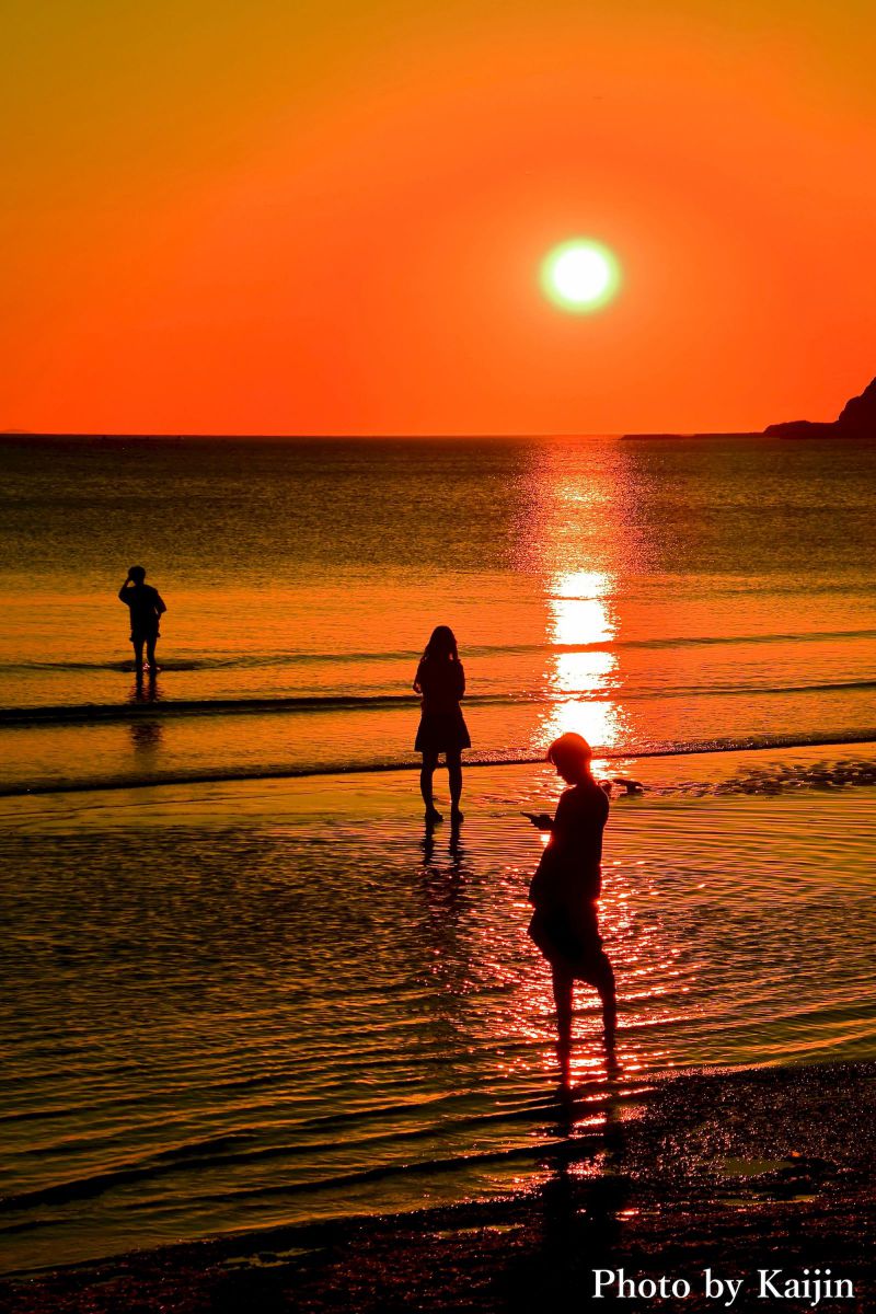 沈みゆく夕陽をバックに・・・1 | GANREF