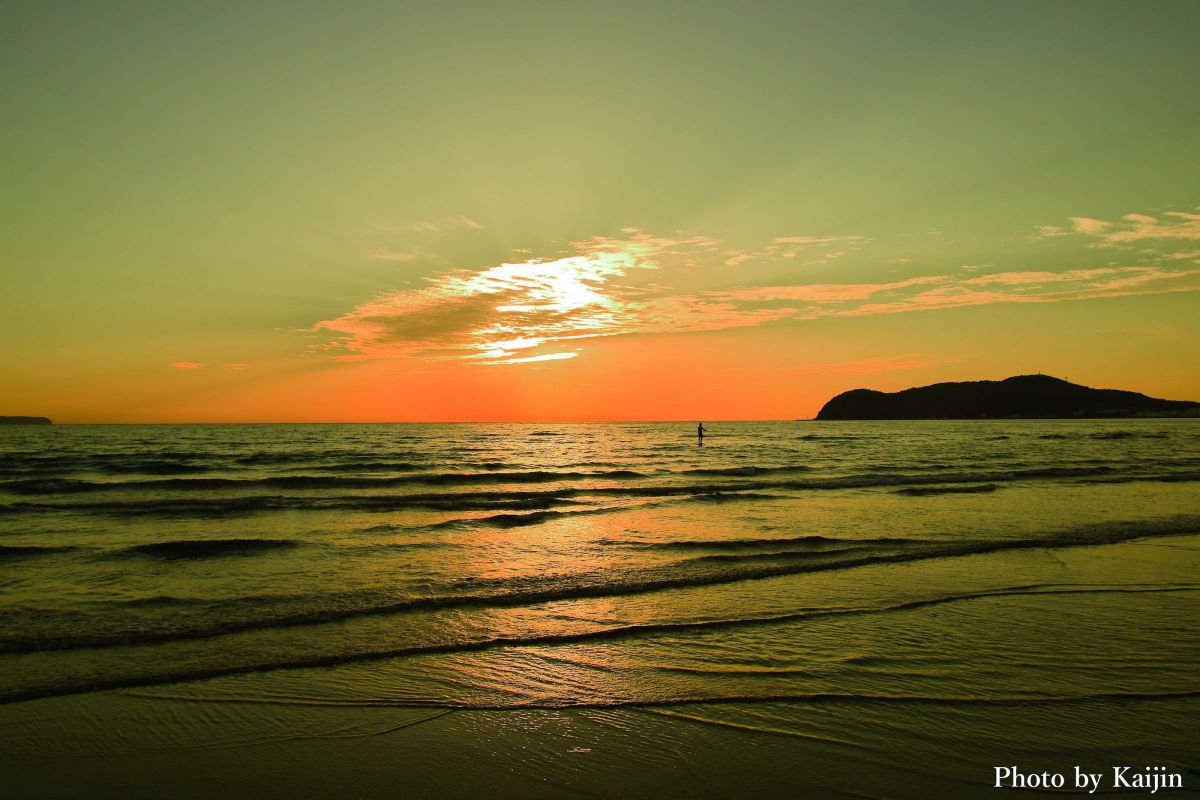 夕景の玄界灘でSUP 6 | GANREF