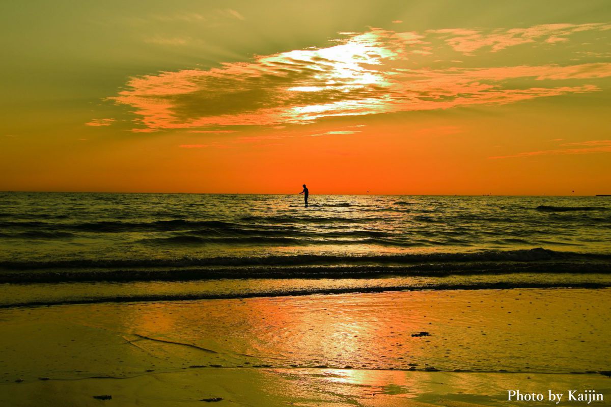 夕景の玄界灘でSUP 4 | GANREF