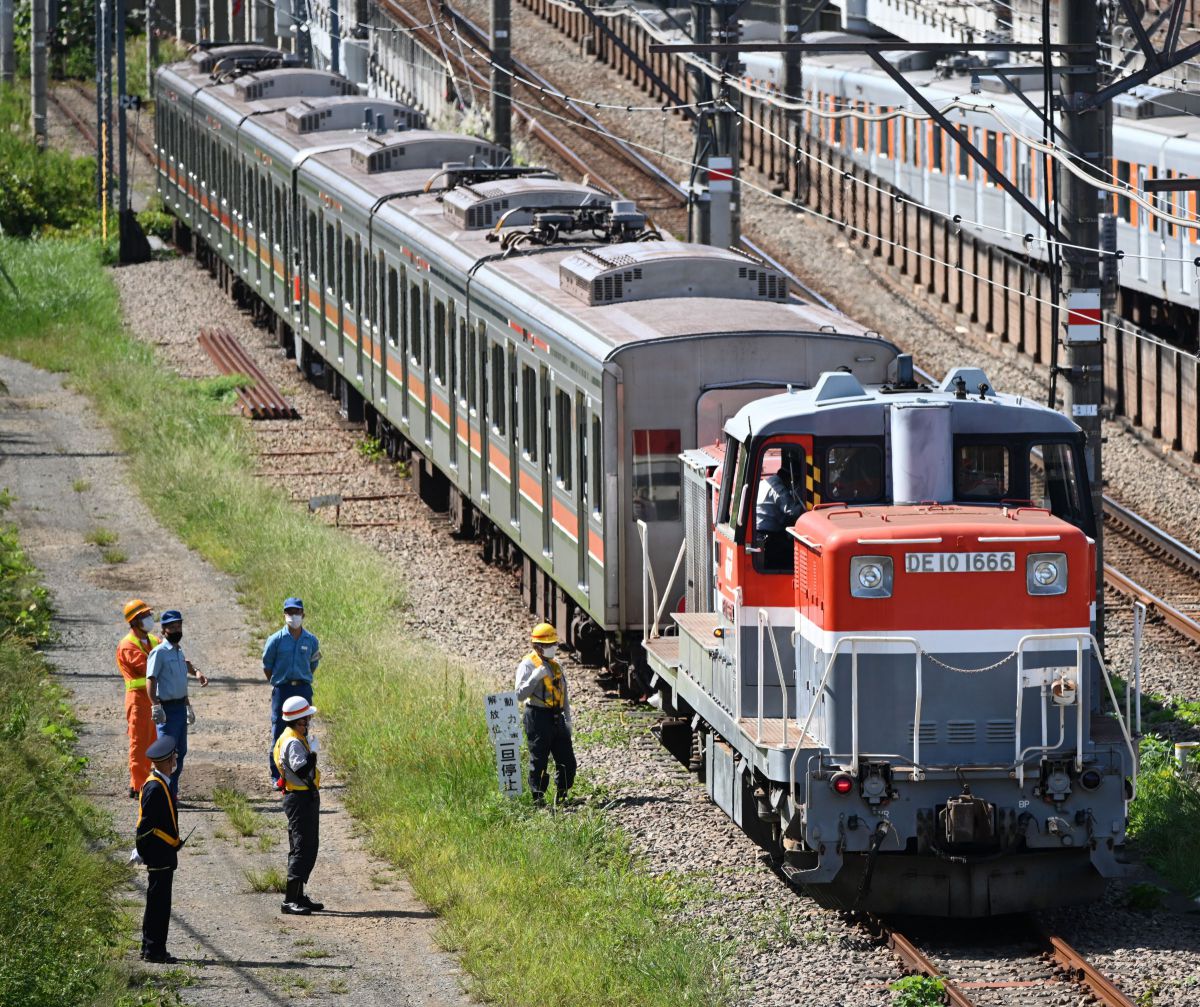 2020930【DE10-1666+東急3000系 6両】長津田 | GANREF