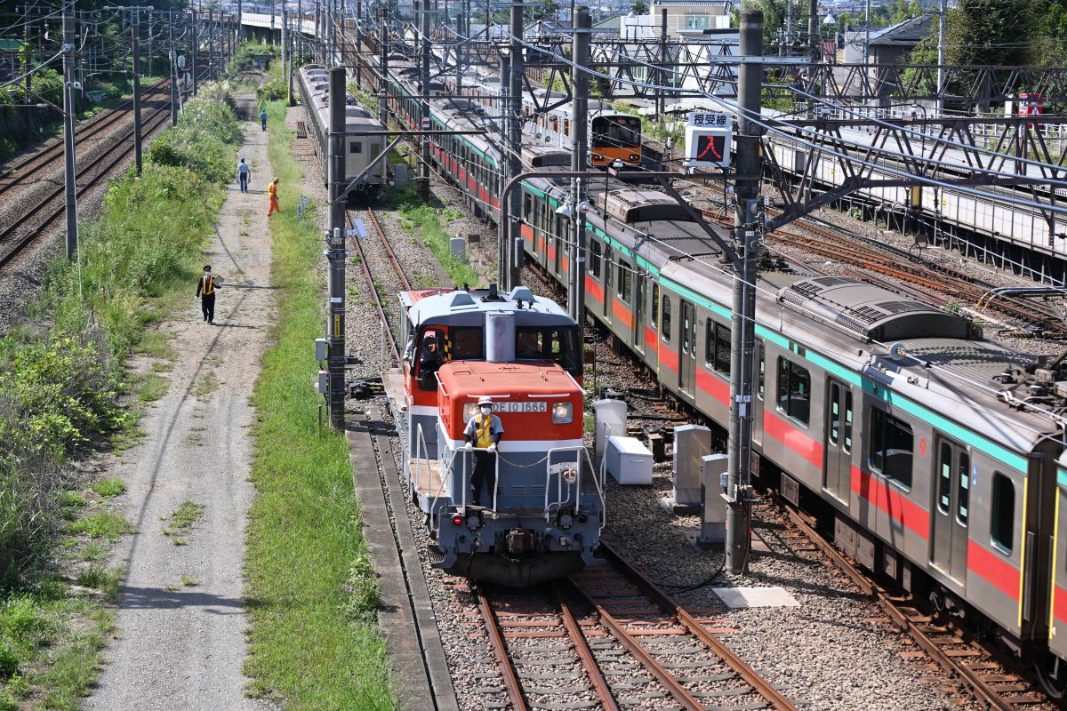 2020930【DE10-1666+東急3000系 6両】長津田 | GANREF