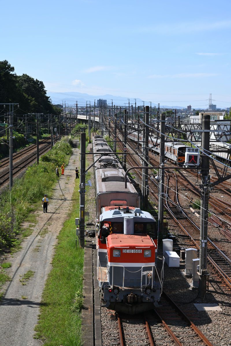 2020930【DE10-1666+東急3000系 6両】長津田 | GANREF