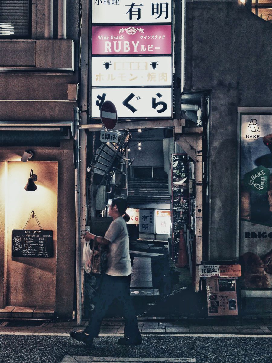 Mogura in a small town. | GANREF