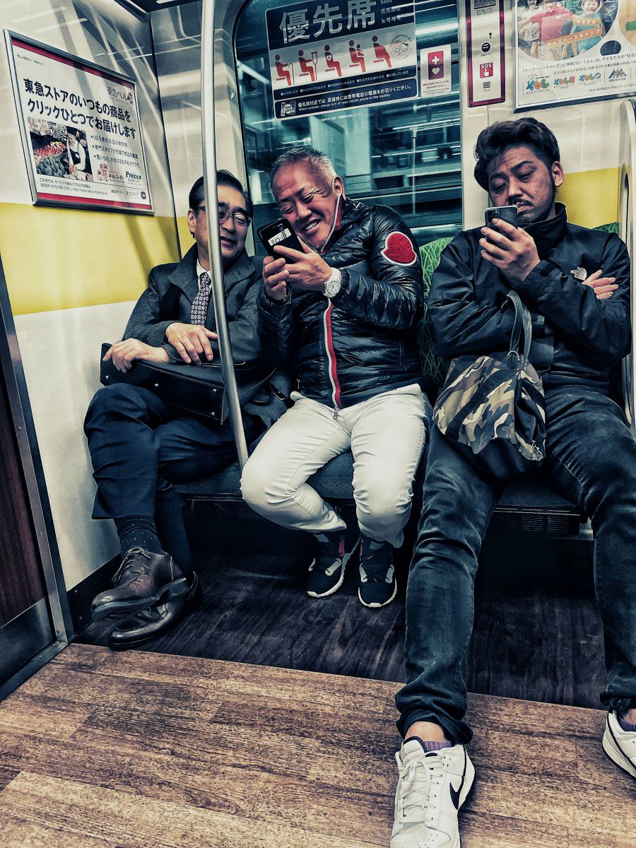 Friends and a stranger. | GANREF