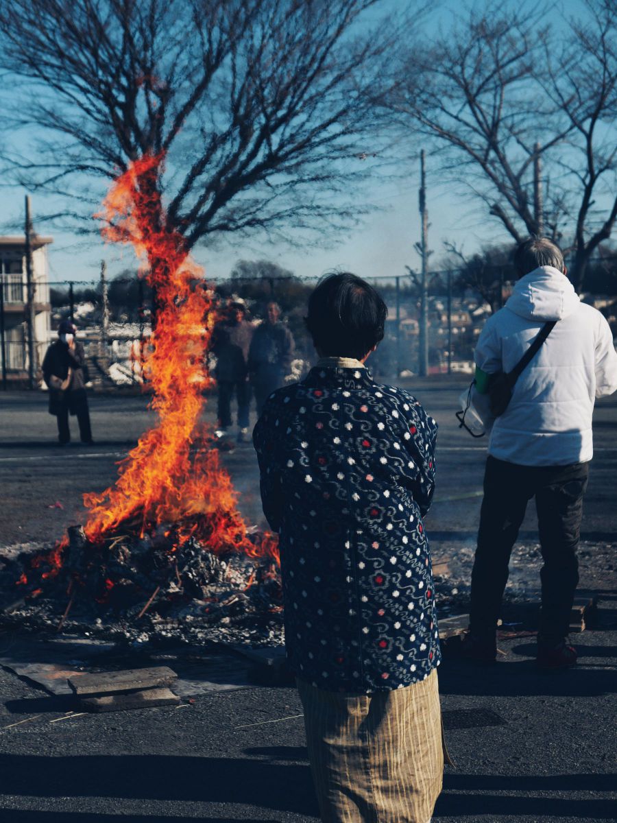 Blaze and an old woman. | GANREF