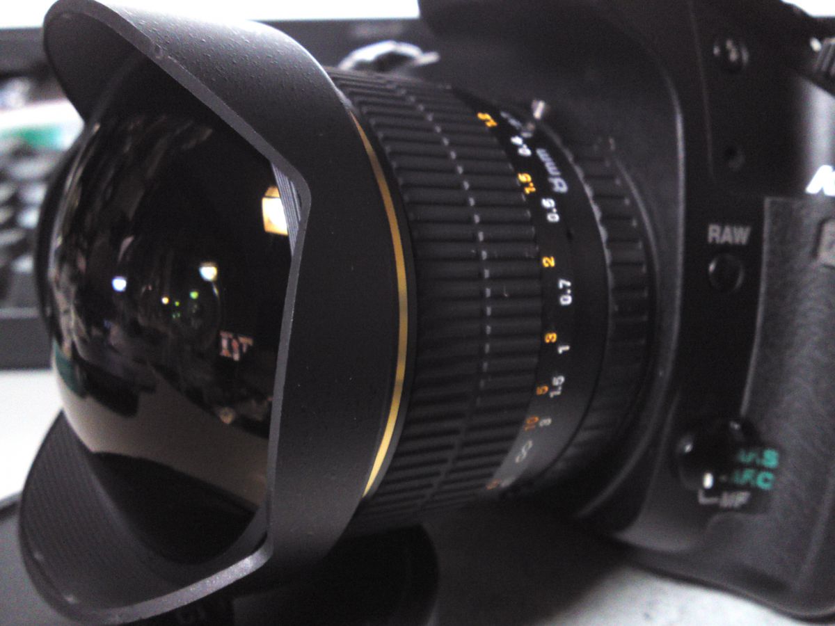 激安魚眼！samyang 8mm fish-eye CS | GANREF
