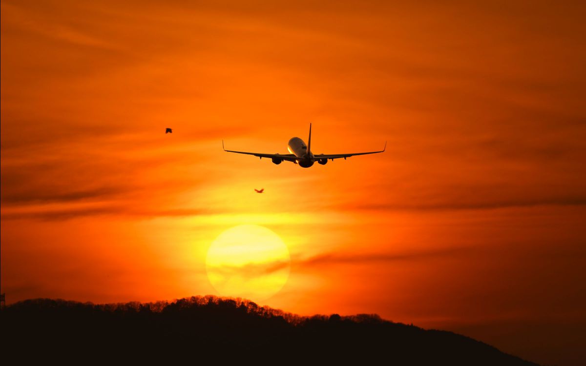 Sunset take off | GANREF