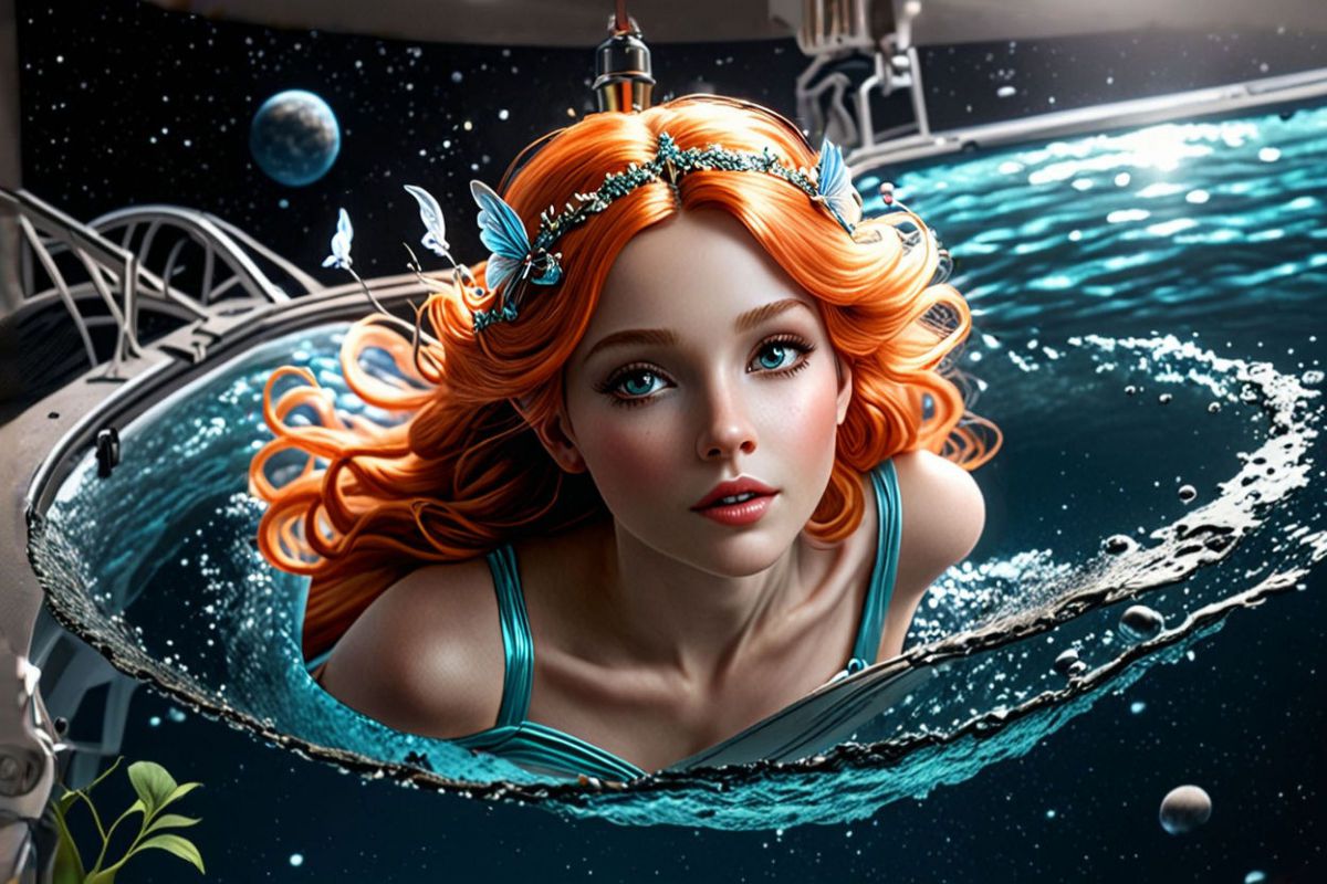 妖精の水浴び・・・・・一部生成AI | GANREF