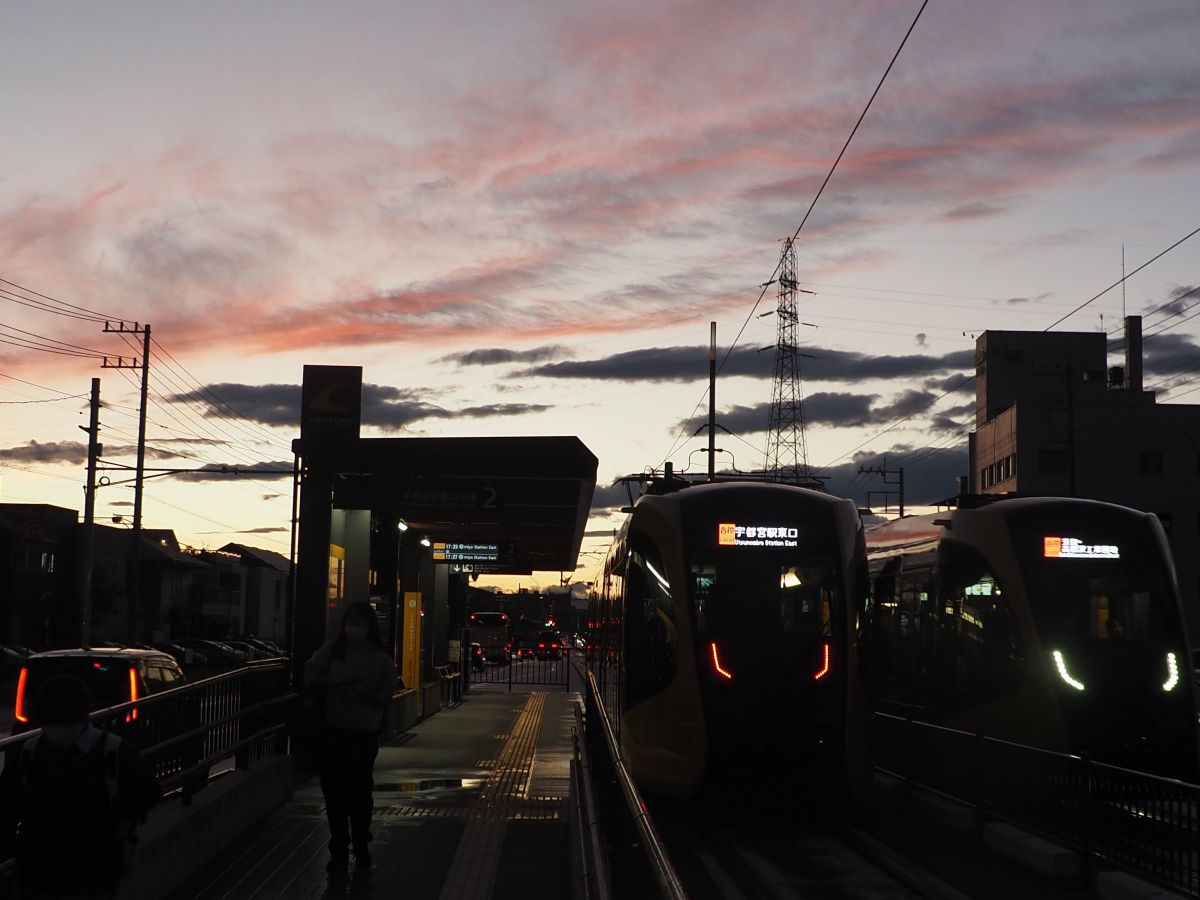 2023 夕方の宇都宮LRT | GANREF