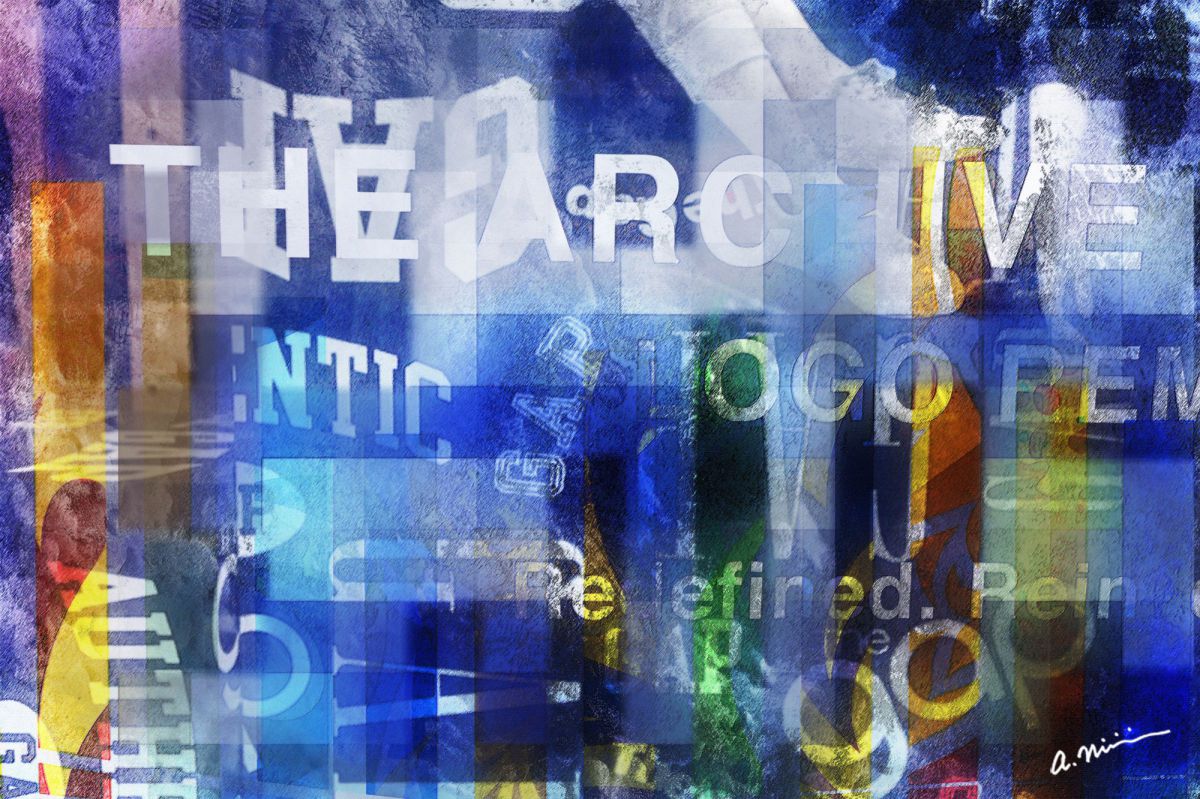 Blue Lights in the Showcase | GANREF