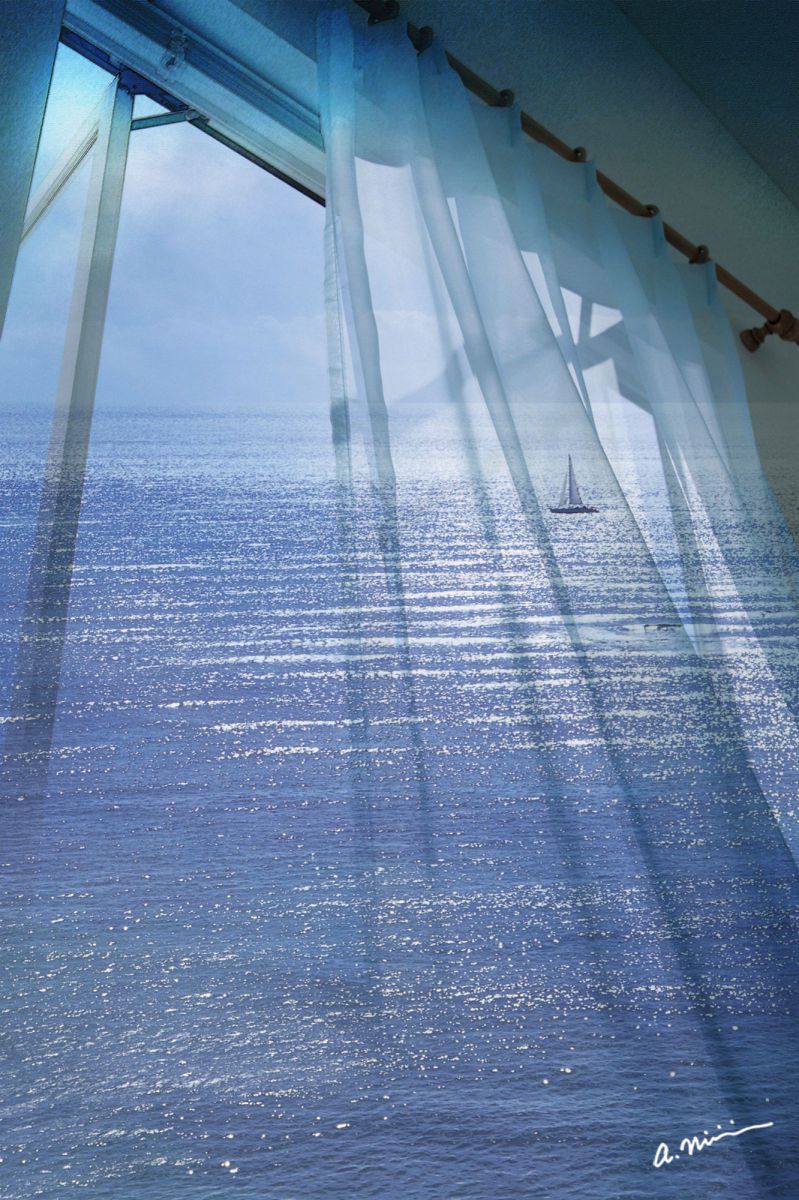 Ocean through the curtain | GANREF