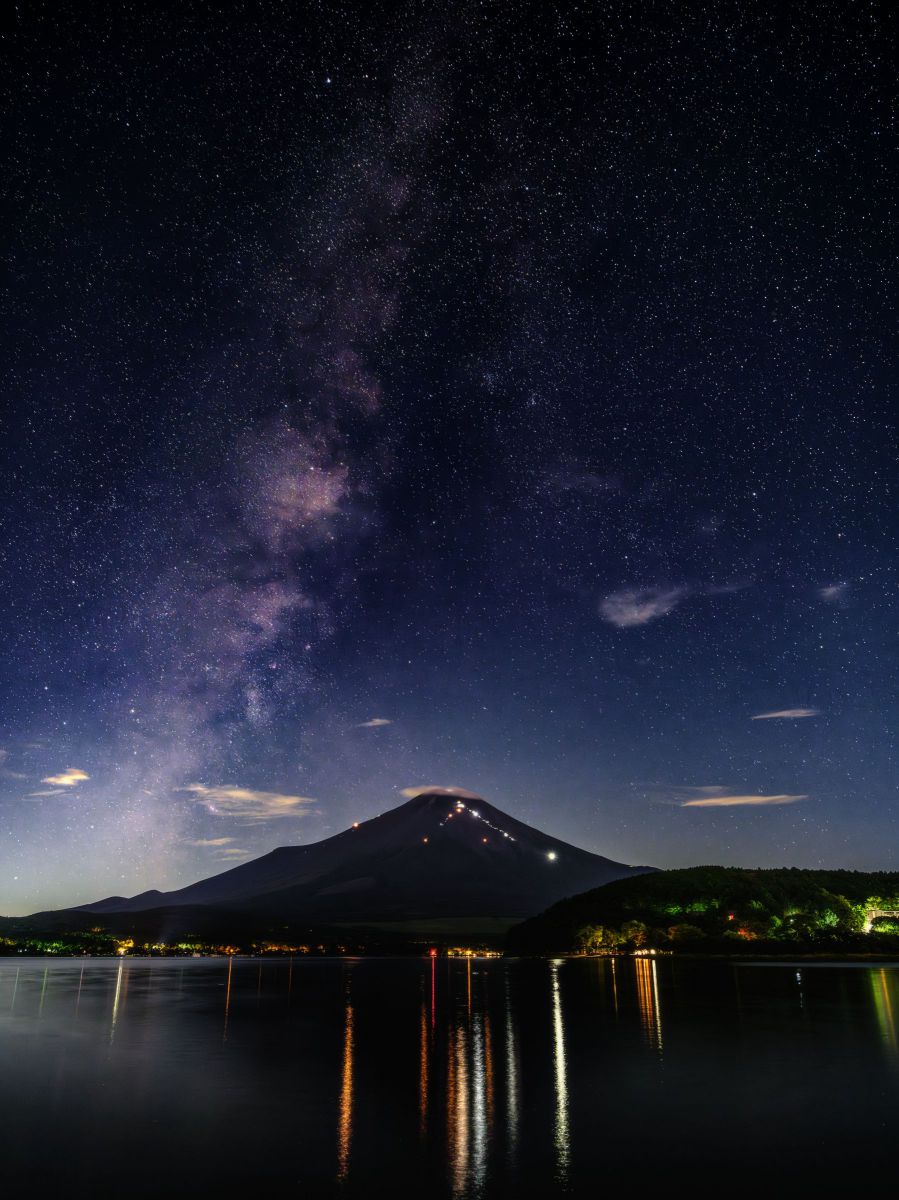 富士と天の川をGFXで | GANREF