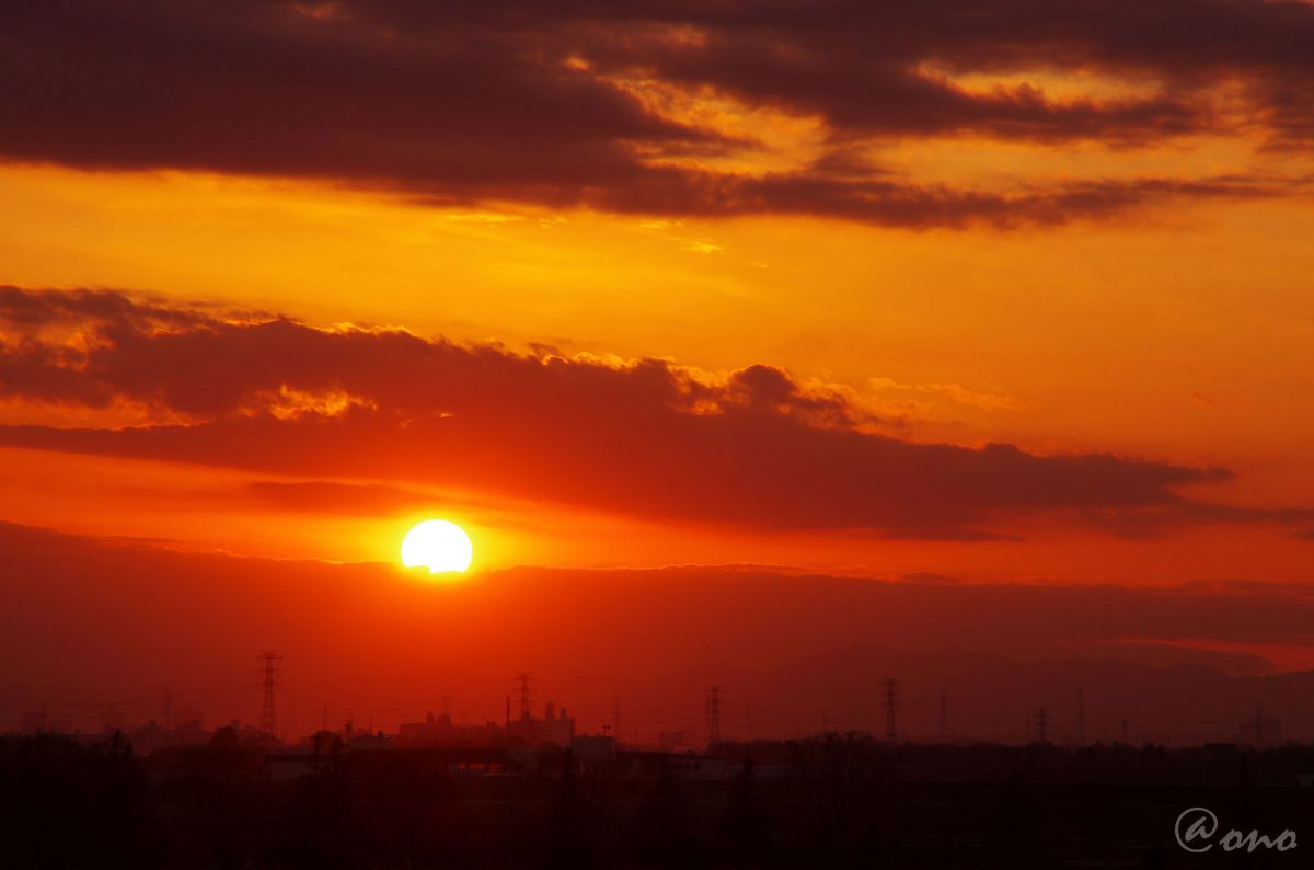 おそらく初めて撮った夕日(2012) | GANREF