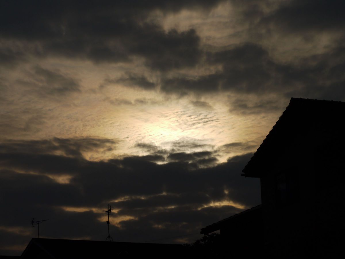 late afternoon clouds with light | GANREF