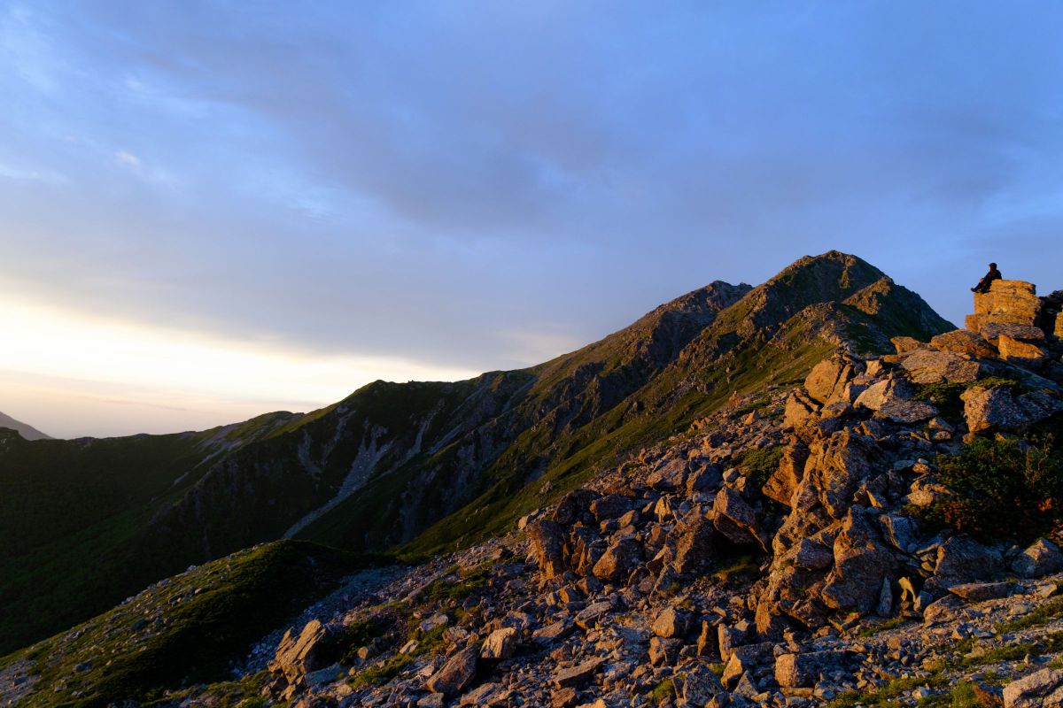 北岳 夕焼け | GANREF