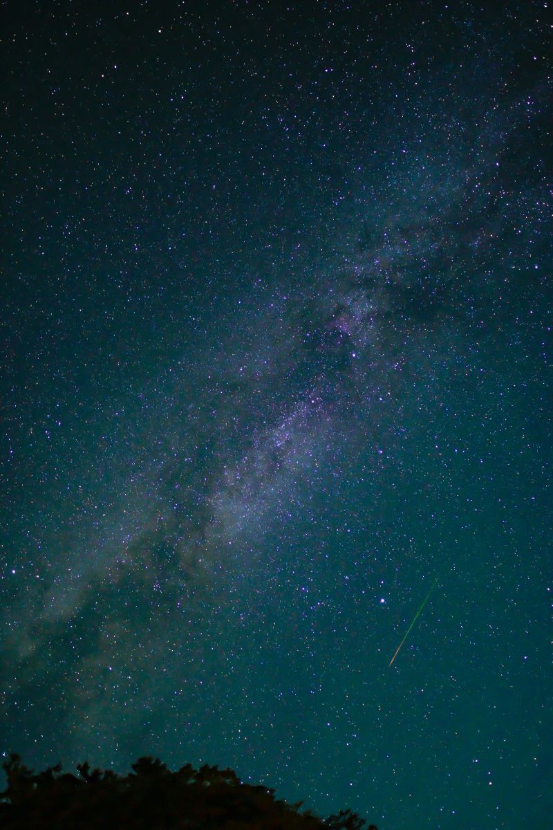 天の川とペルセウス流星群 | GANREF