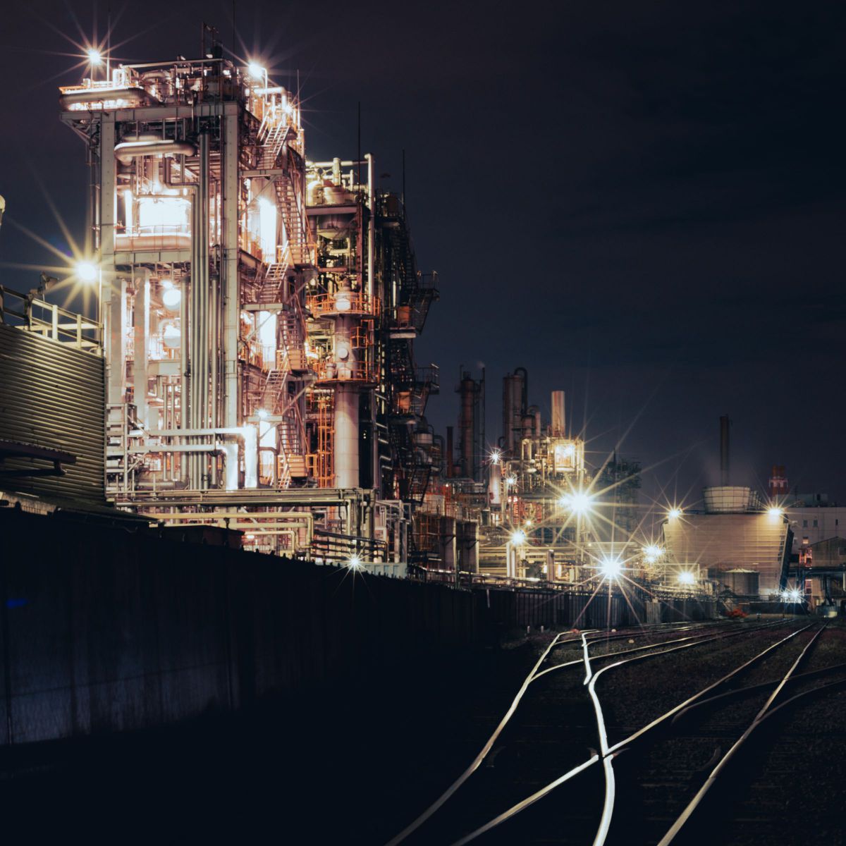 Factory night view Ⅲ | GANREF