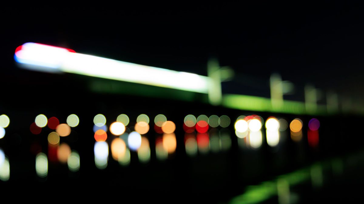 shining train in the dark night | GANREF