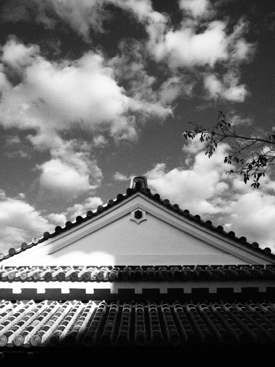Tile roof and autumn sky | GANREF