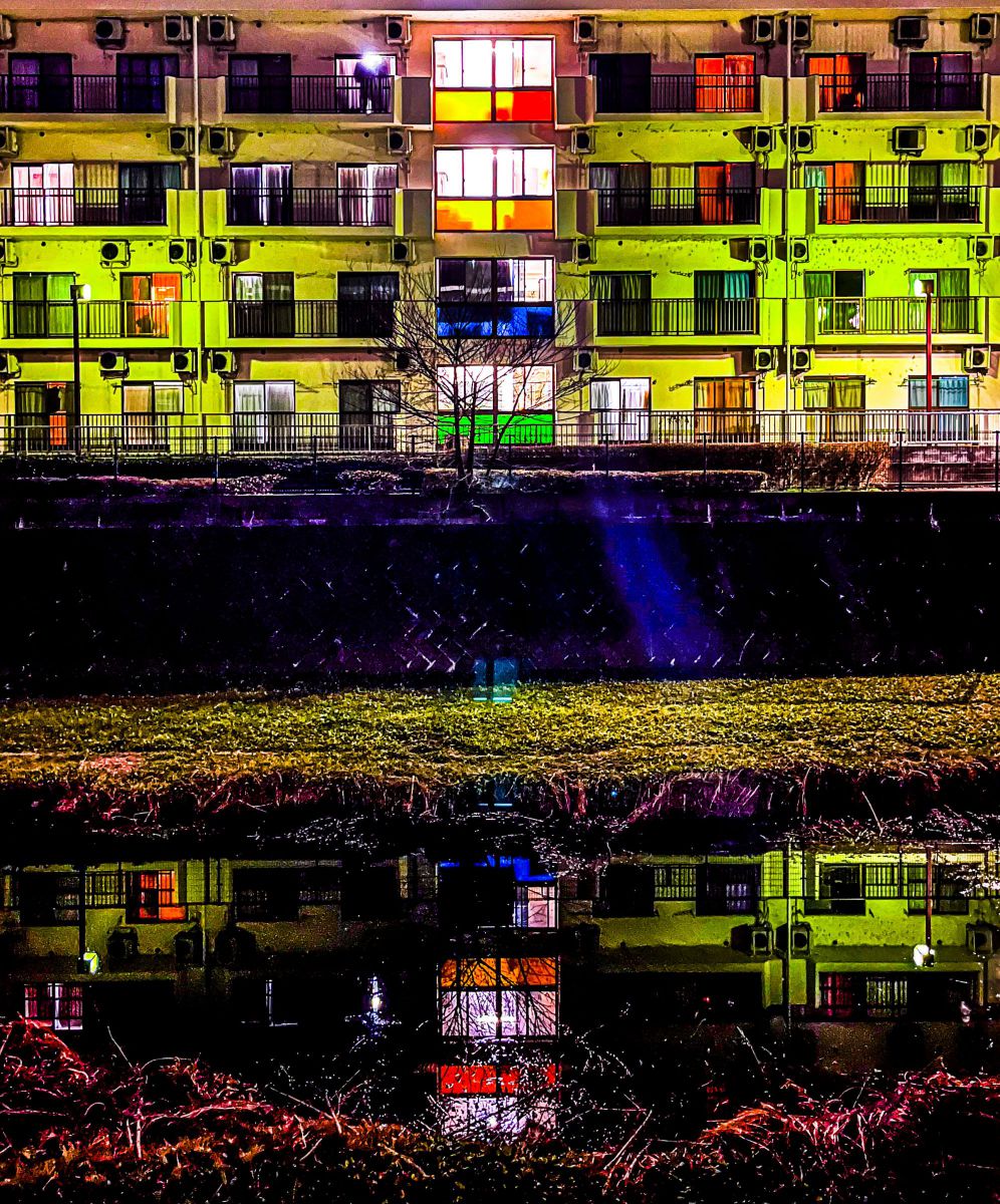 colorful housing complex | GANREF