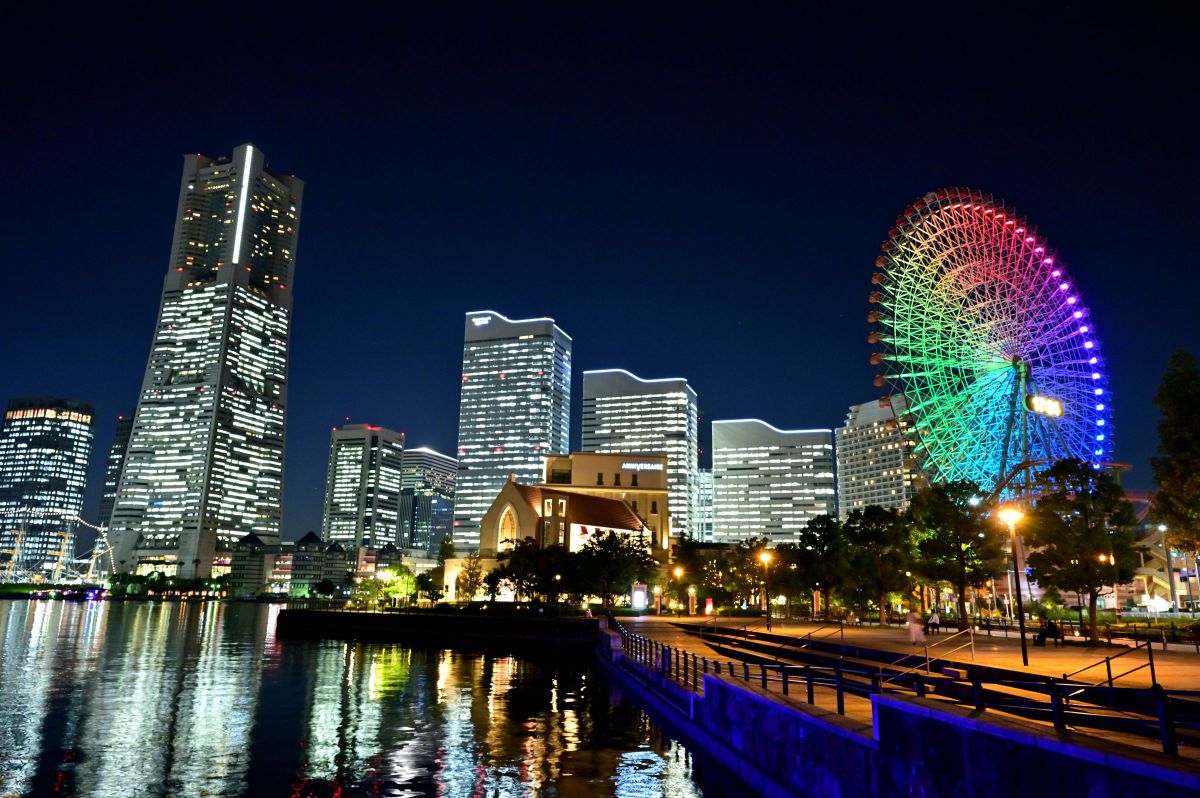 夜の運河パークにて | GANREF